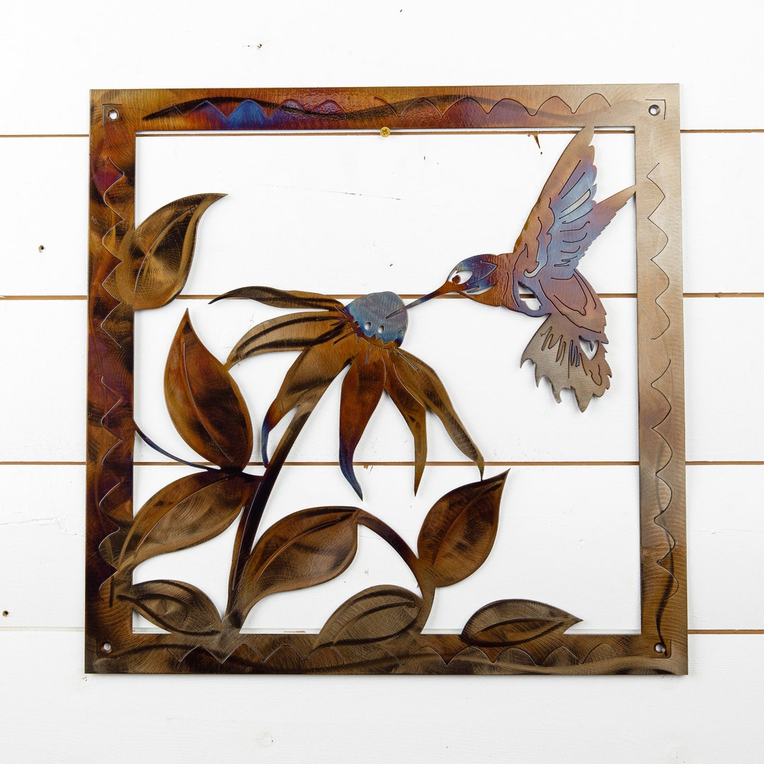 Hummingbird | Metal Wall Art | Metal Home Decor | Hummingbird Garden ...