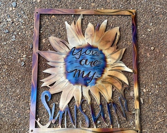 Sunshine Metal Sign | Etsy