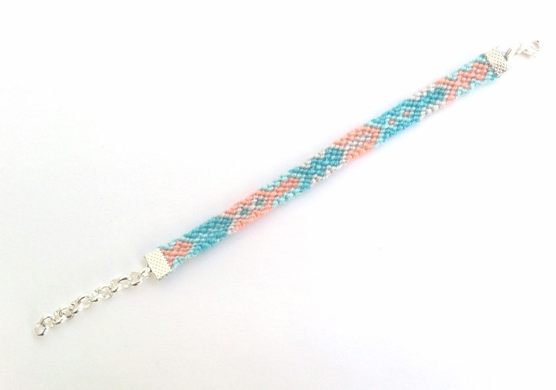 Friendship Bracelet in Pastels. - Etsy
