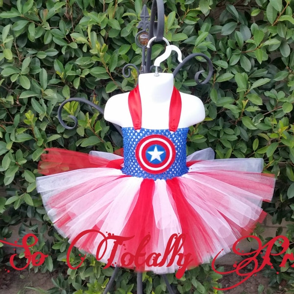 Captain America Tutu - Etsy