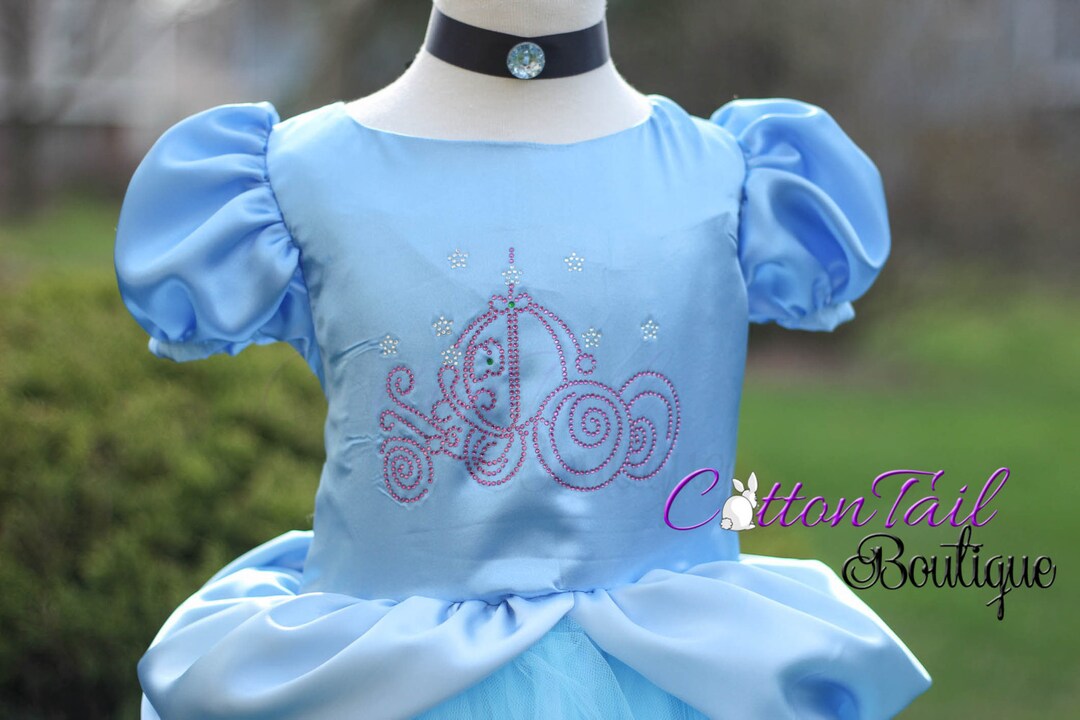 Cinderella Gown & Choker Necklace Sizes 12M - 8 Years - Etsy