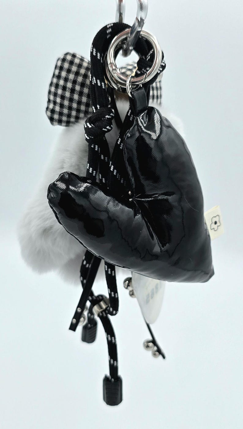 Bunny Keychain, Plush Keychain, Puff Keychain, Bag Chain, Figure ...