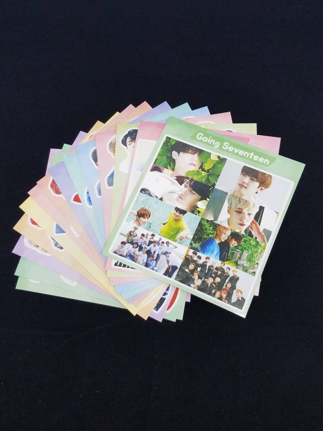 KPOP SEVENTEEN Sticker Set (15 Pieces) Hoshi Vernon Joshua Mingyu ...