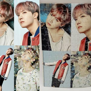 KPOP Puzzle BTS A4 Size 20x29cm 120 Pcs Puzzle Kpop Collectible Unique ...