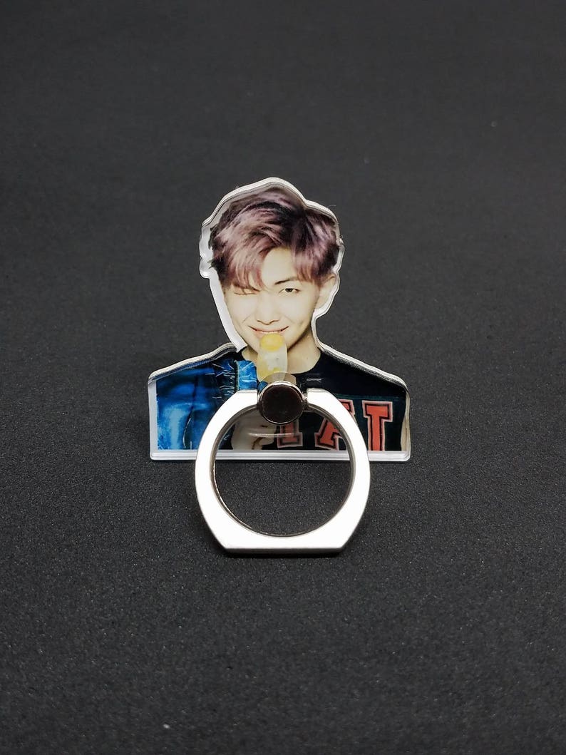 KPOP BTS Acrylic & Plastic Finger Ring Stand Holder Phone Grip | Etsy