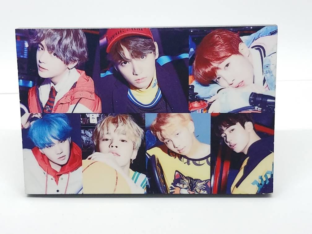 KPOP BTS Frame BTS Table Top Wood Frame Bangtan Boys V Jimin | Etsy