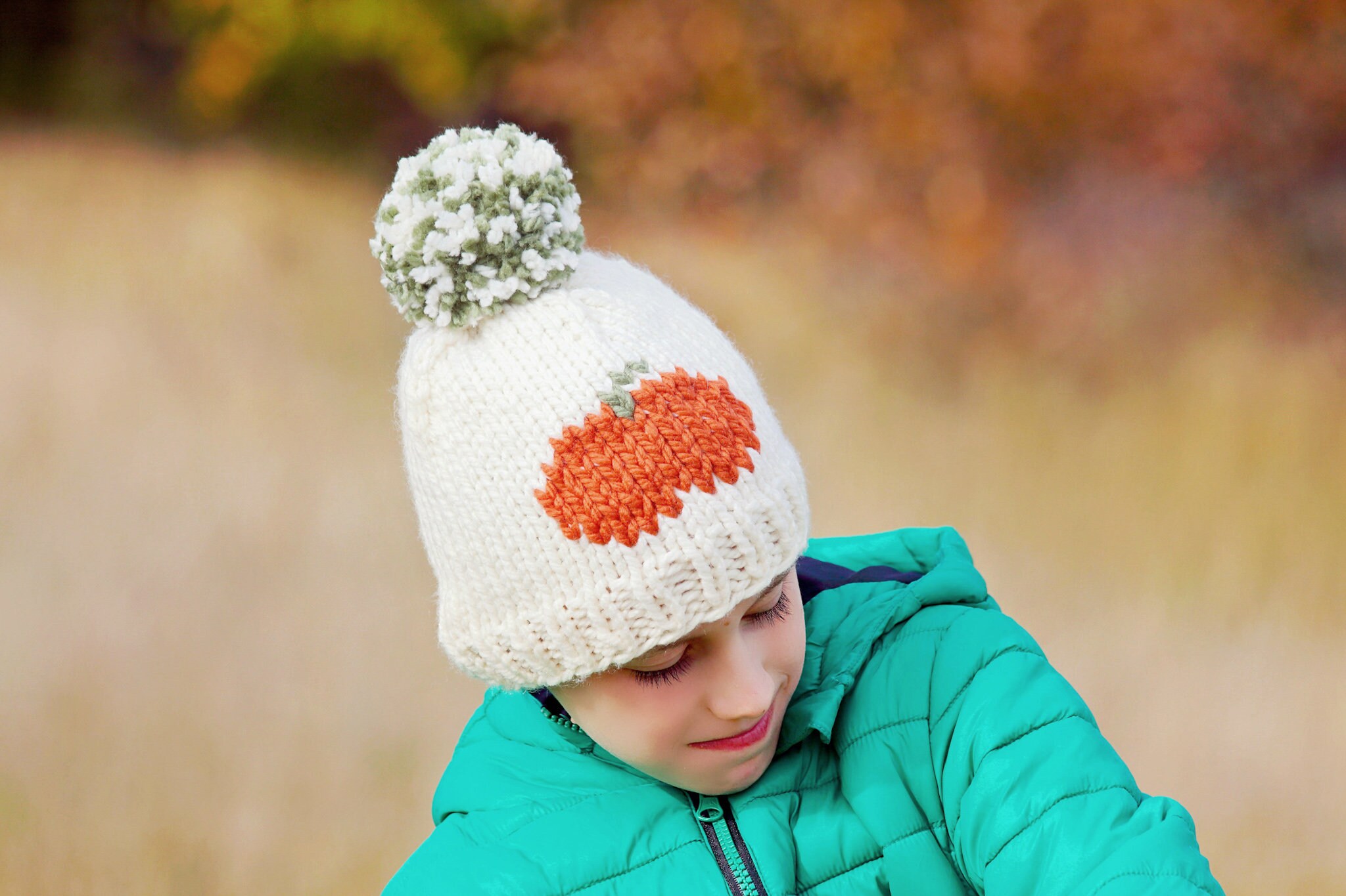 The Pumpkin Beanie Fall Pumpkin Beanie Knit Beanie Pattern - Etsy Canada