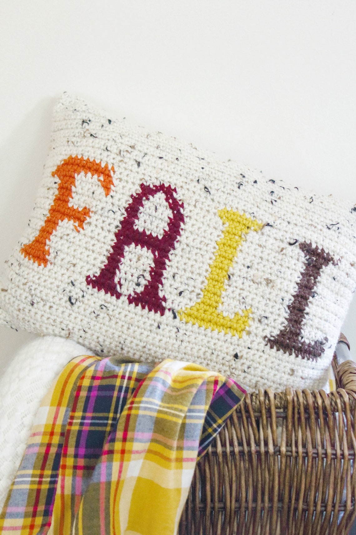 Fall Crochet Pillow Pattern Crochet Pillow Cover Fall - Etsy Canada