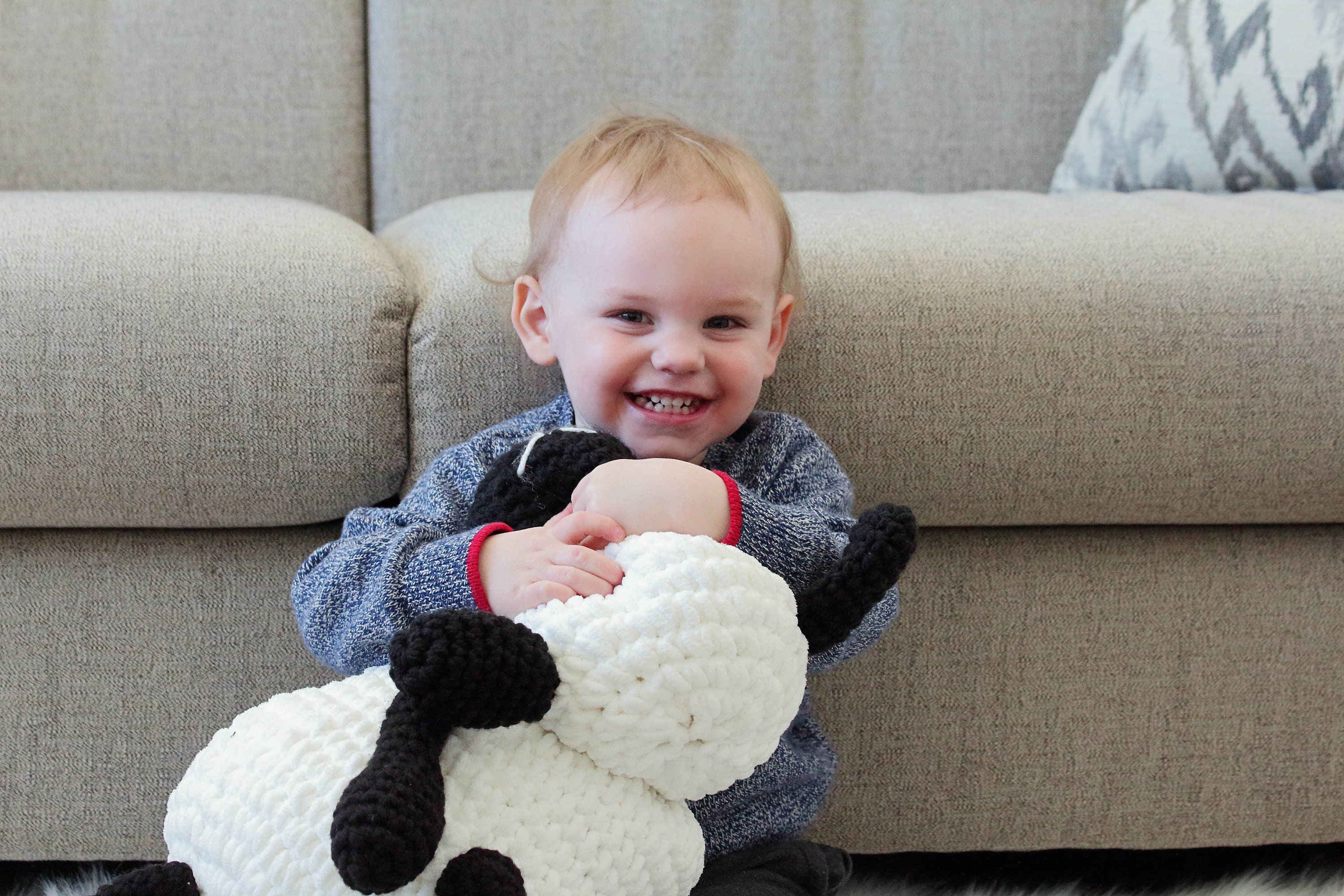 Giant Crochet Plush Sheep Crochet Pattern - Etsy