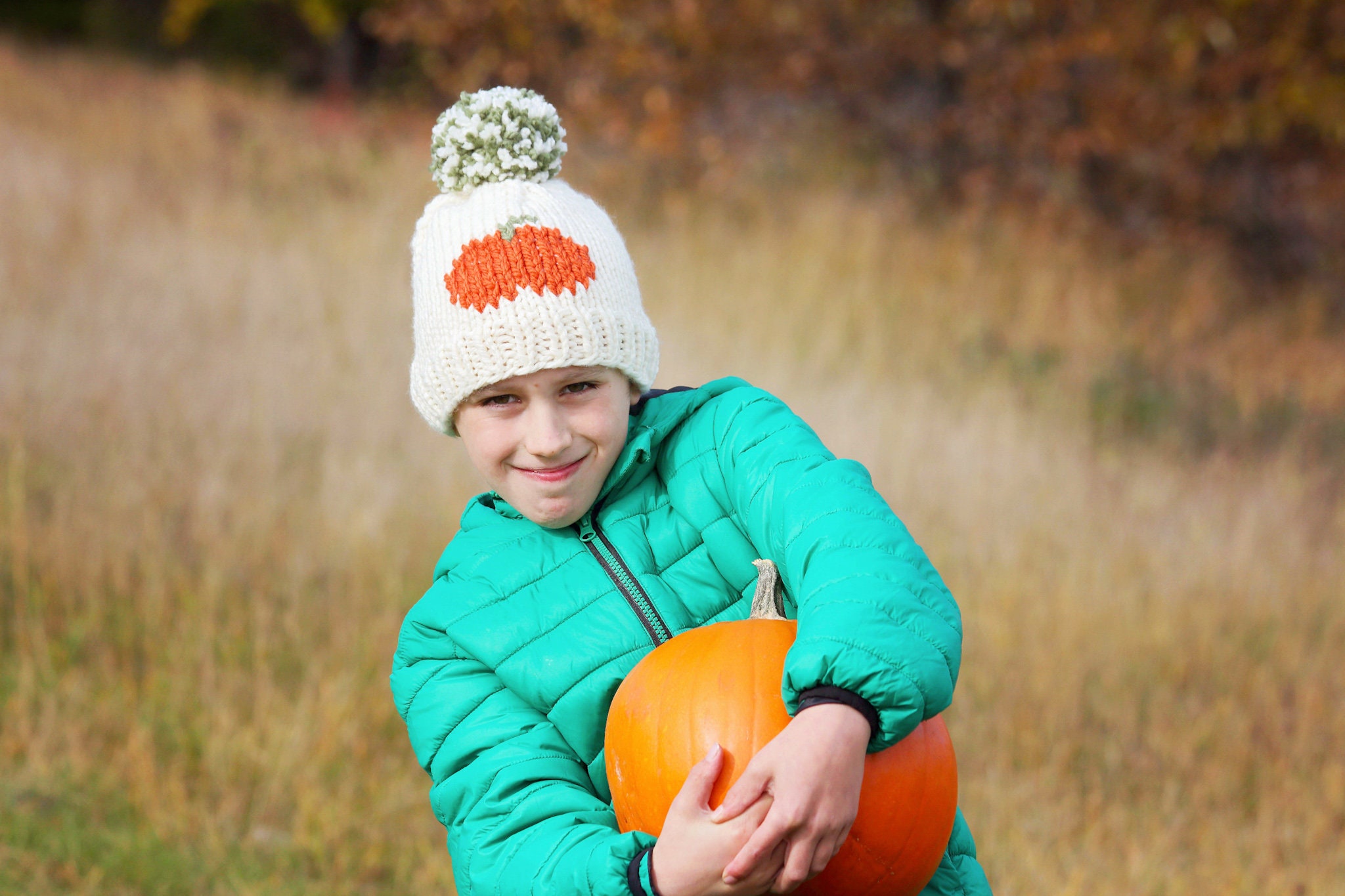 The Pumpkin Beanie Fall Pumpkin Beanie Knit Beanie Pattern - Etsy Canada