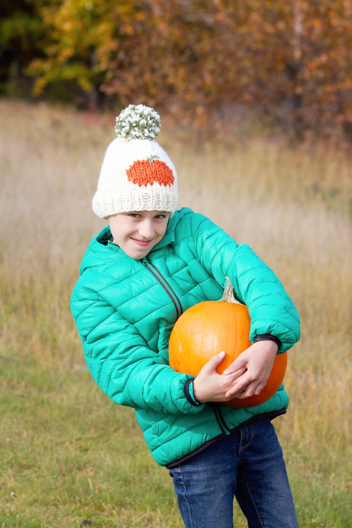 The Pumpkin Beanie Fall Pumpkin Beanie Knit Beanie Pattern - Etsy Canada