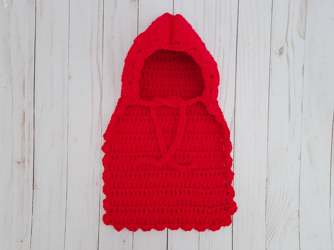 Little Red Riding Hood Cape CROCHET PATTERN ONLY - Etsy Canada