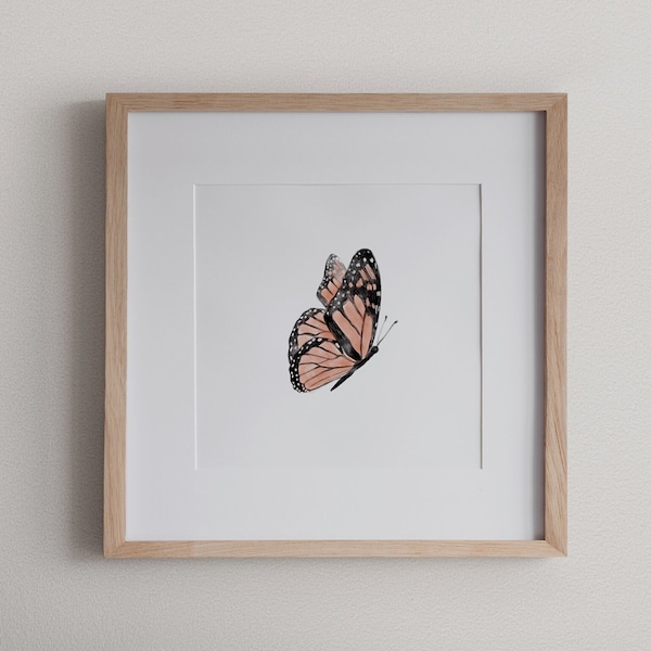 Pink Monarch Prints - Etsy