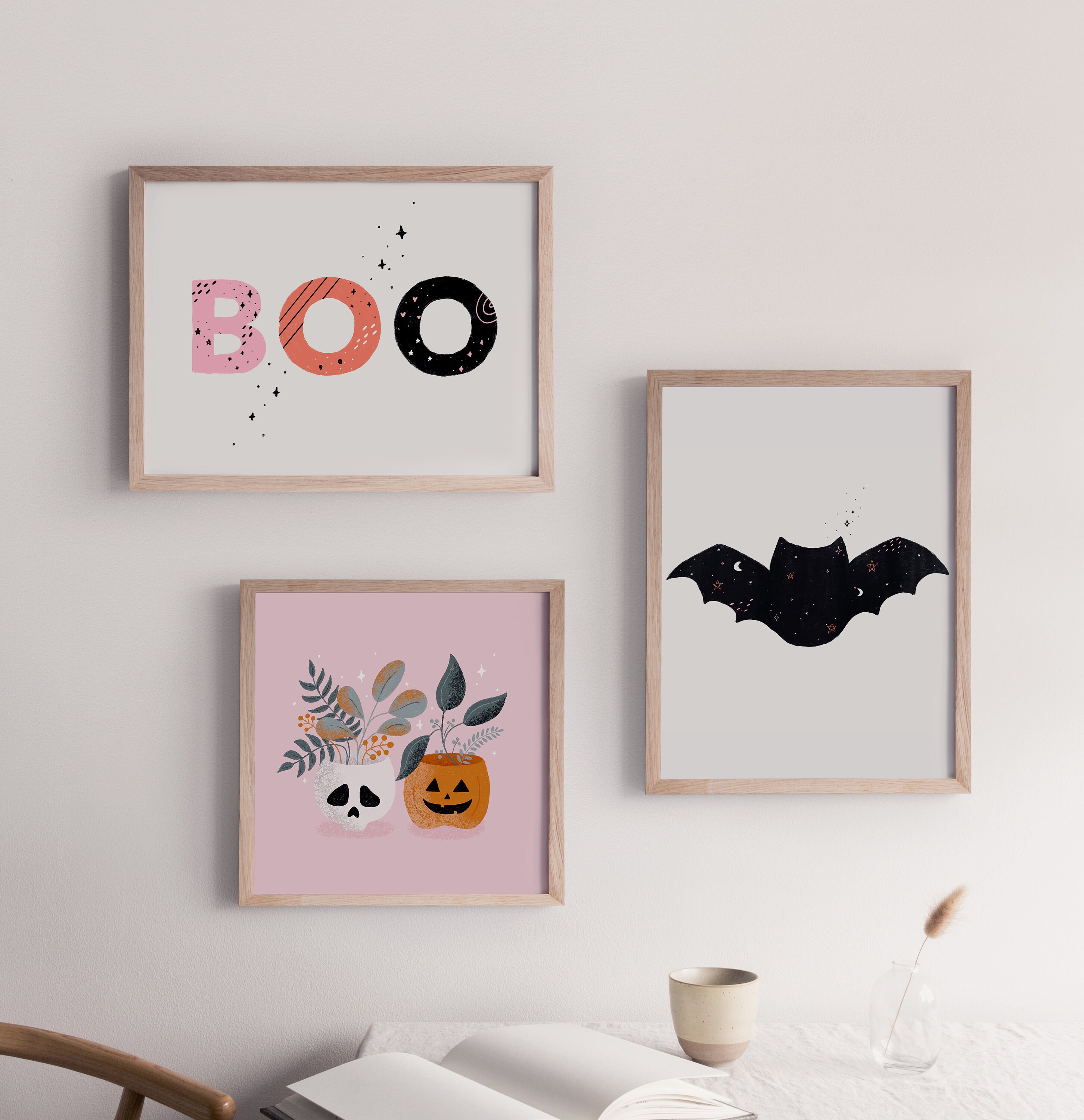 Halloween Decor, Cute Halloween, Halloween Print, Pastel Halloween ...