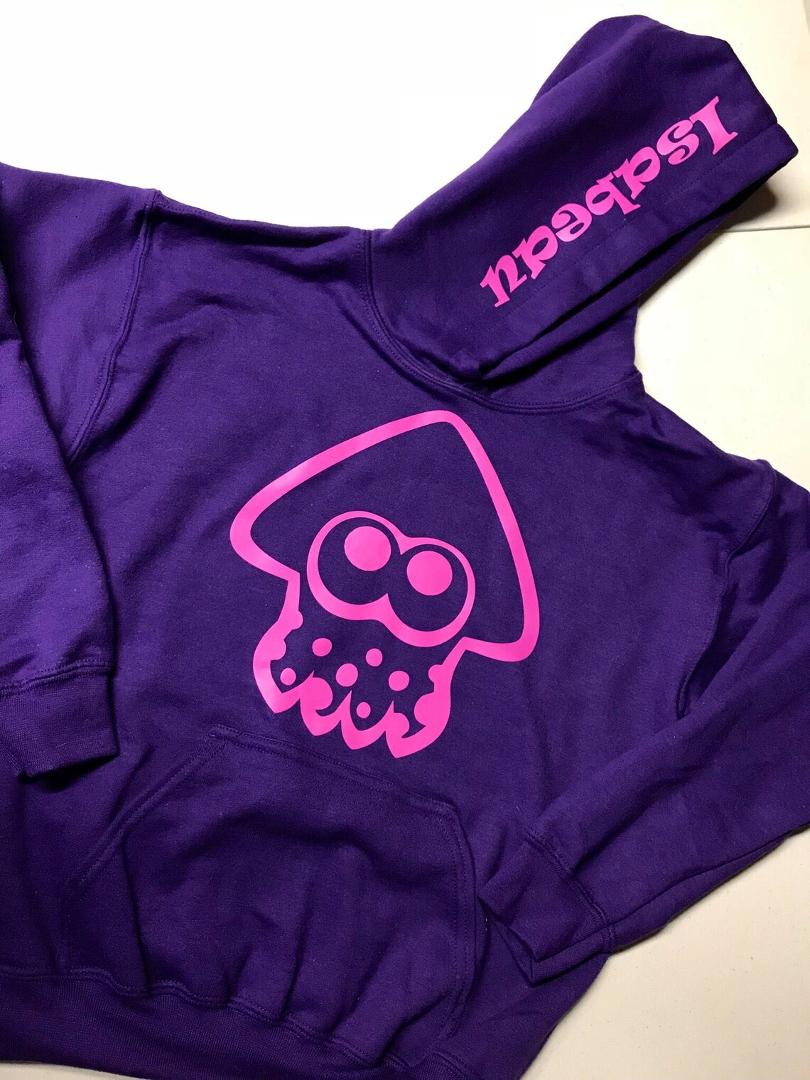 Custom Personalized Splatoon Inspired Hoodie With Name - Etsy