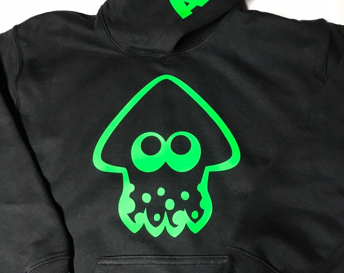 Custom Personalized Splatoon Inspired Hoodie With Name - Etsy