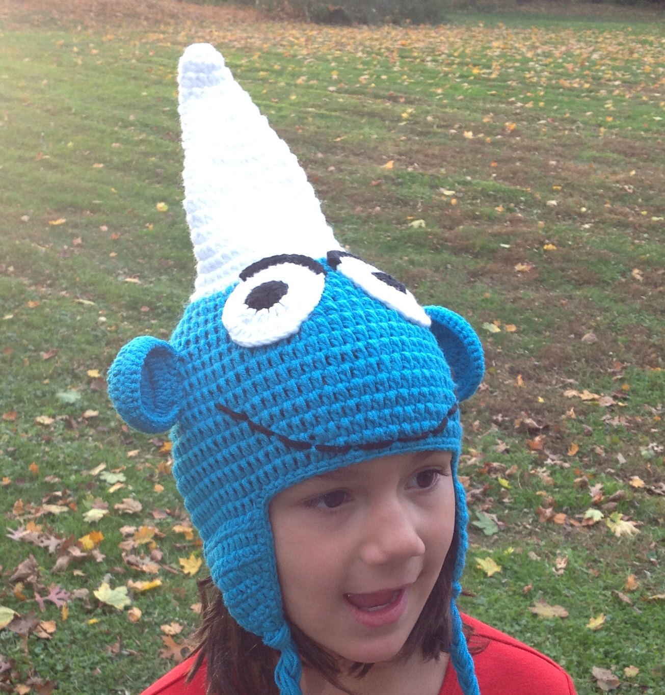 Smurf Ear Flap Hat - Etsy