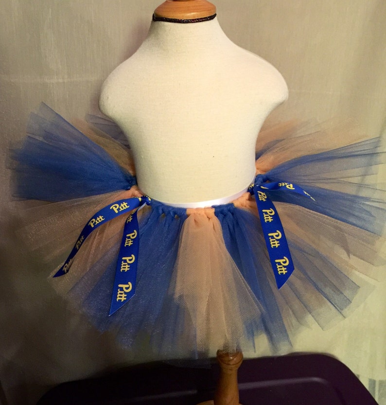 Pitt university tutu blue and gold child to adult sizes | Etsy