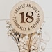 Funny 18 Birthday Party Decoration, 18th Birthday Cake Topper, Birthday ...