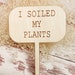 I'm Rooting for You | Funny Wood Plant Markers | Plant Picks ...