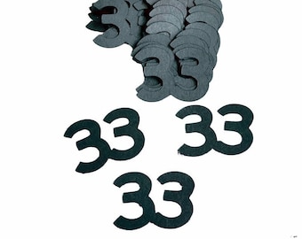 33rd Birthday Confetti/ 33rd Birthday Party Decorations/age - Etsy