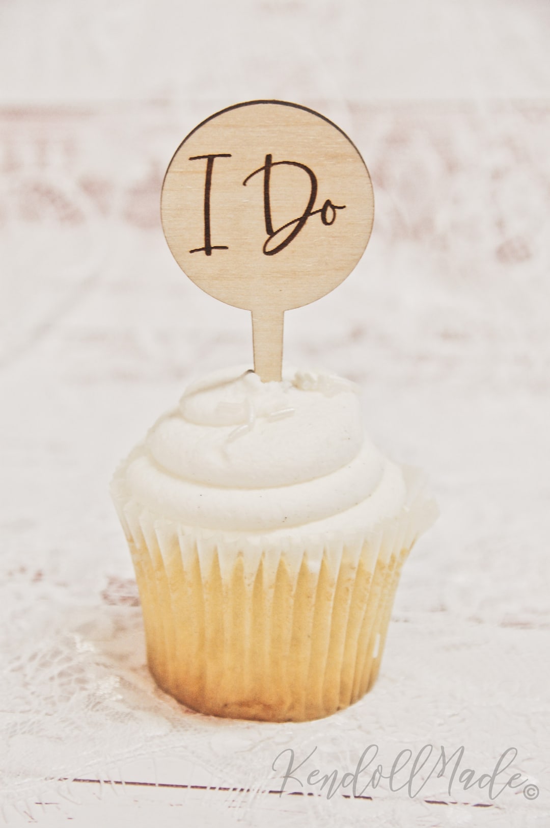I Do Rustic Cupcake Toppers, Boho Wedding Cupcake Picks, Engagement ...
