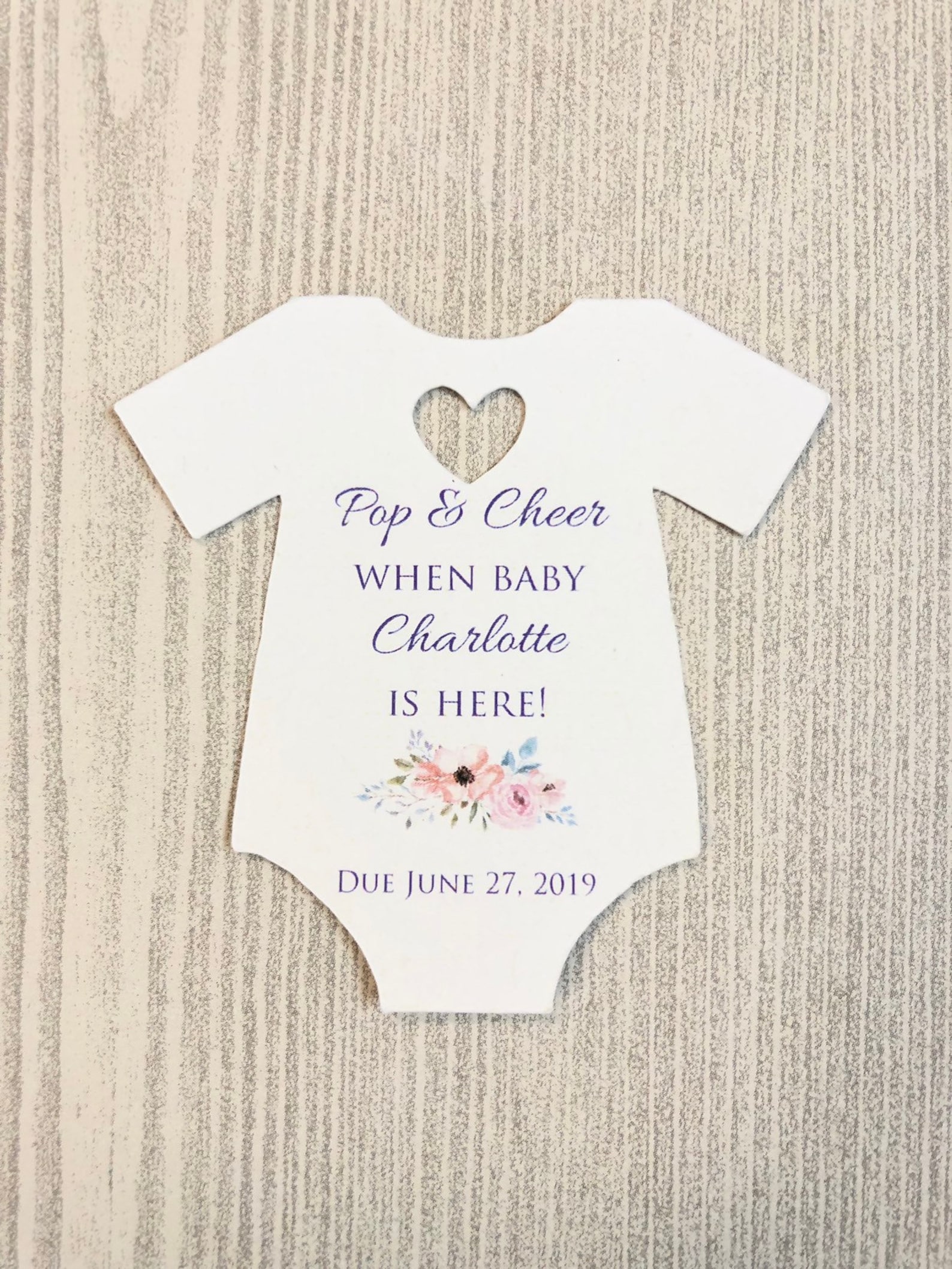 10 Tags ~ Pop and Cheer When Baby is Here ~ Baby Shower ~ Sprinkle ...