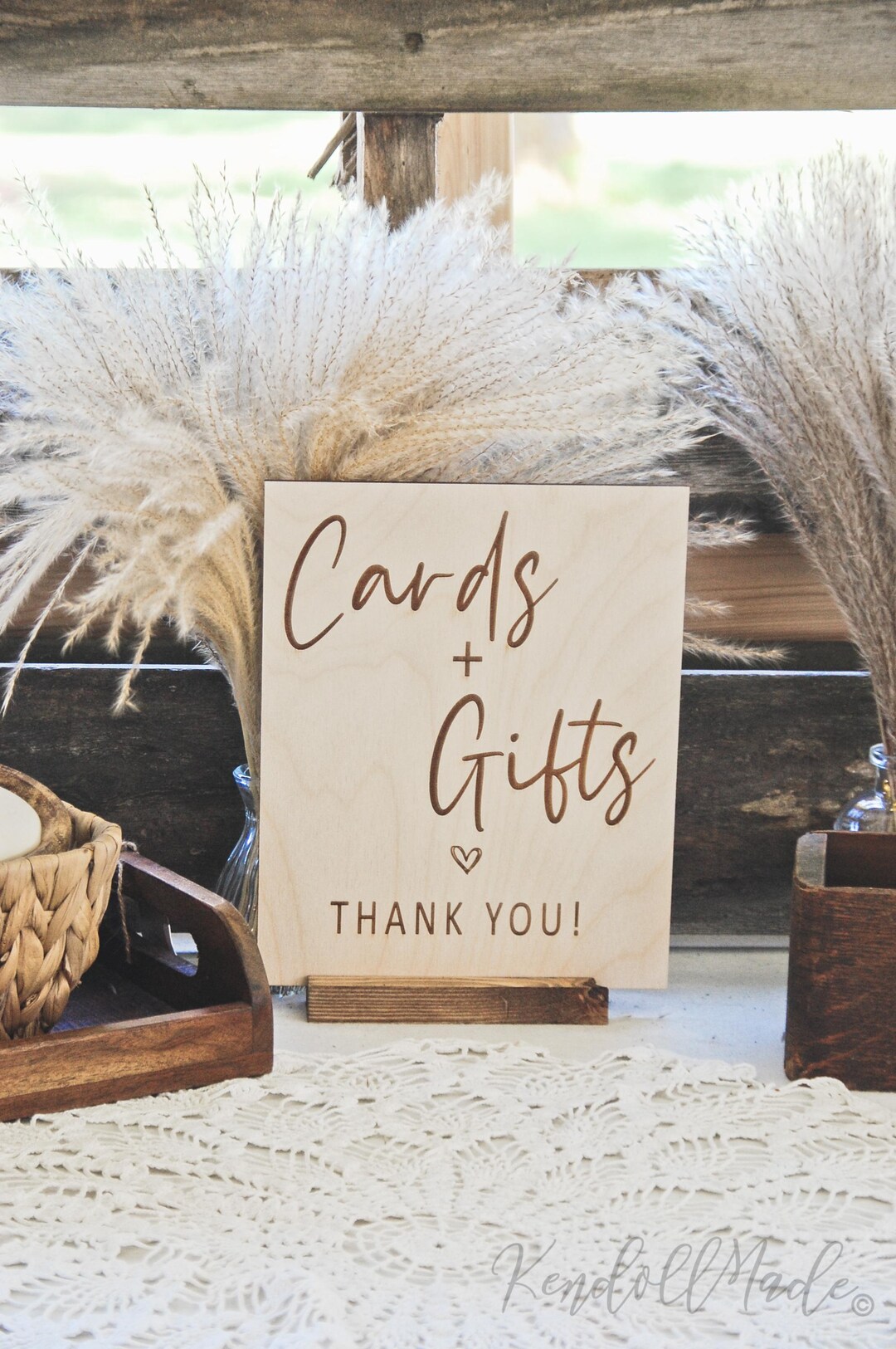 Cards & Gifts Wood Sign, Wedding Sign, Card and Gift Table Decoration ...
