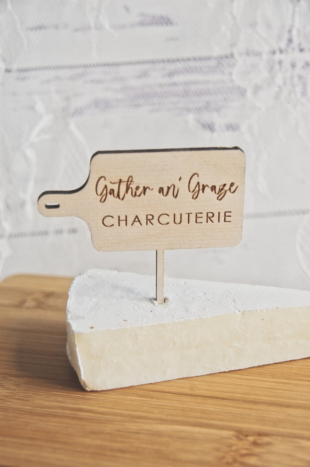 Personalized Food Pick, Custom Wooden Food Pick for Charcuterie Board ...