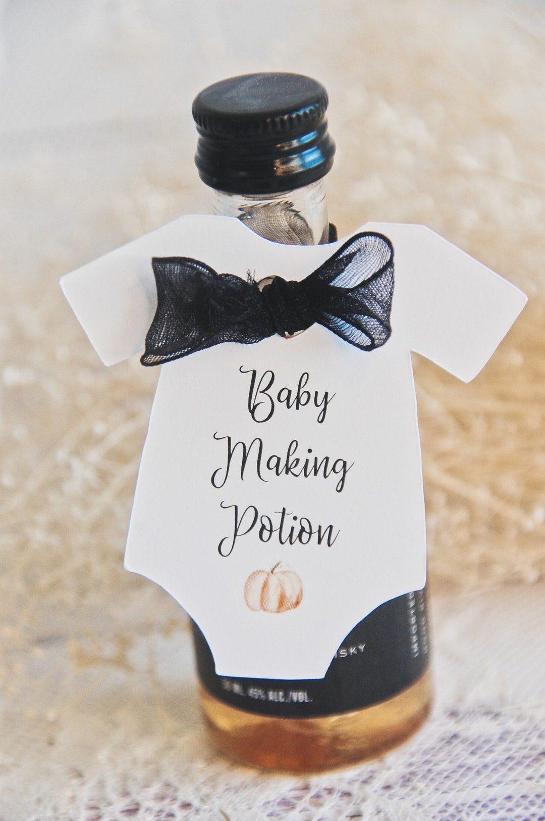 Baby Making Potion Tags, Fall Baby Shower Party Favor, Lil Pumpkin ...