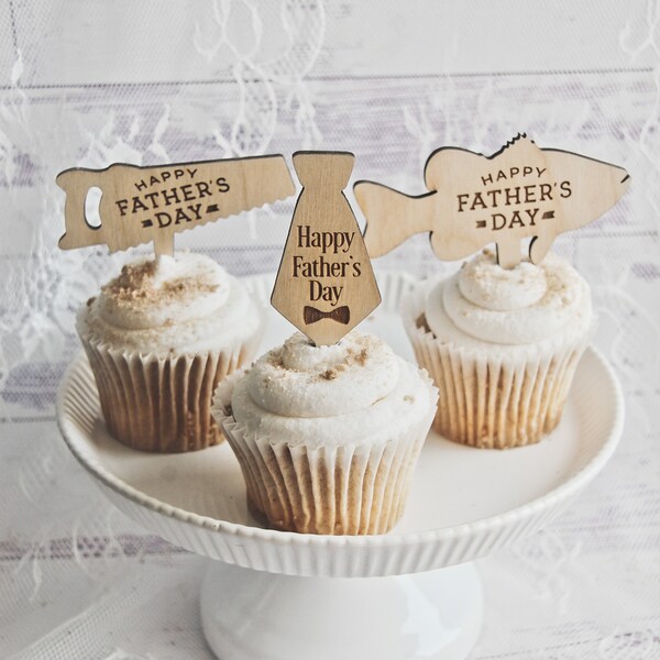 Fathers Day Cupcake - Etsy