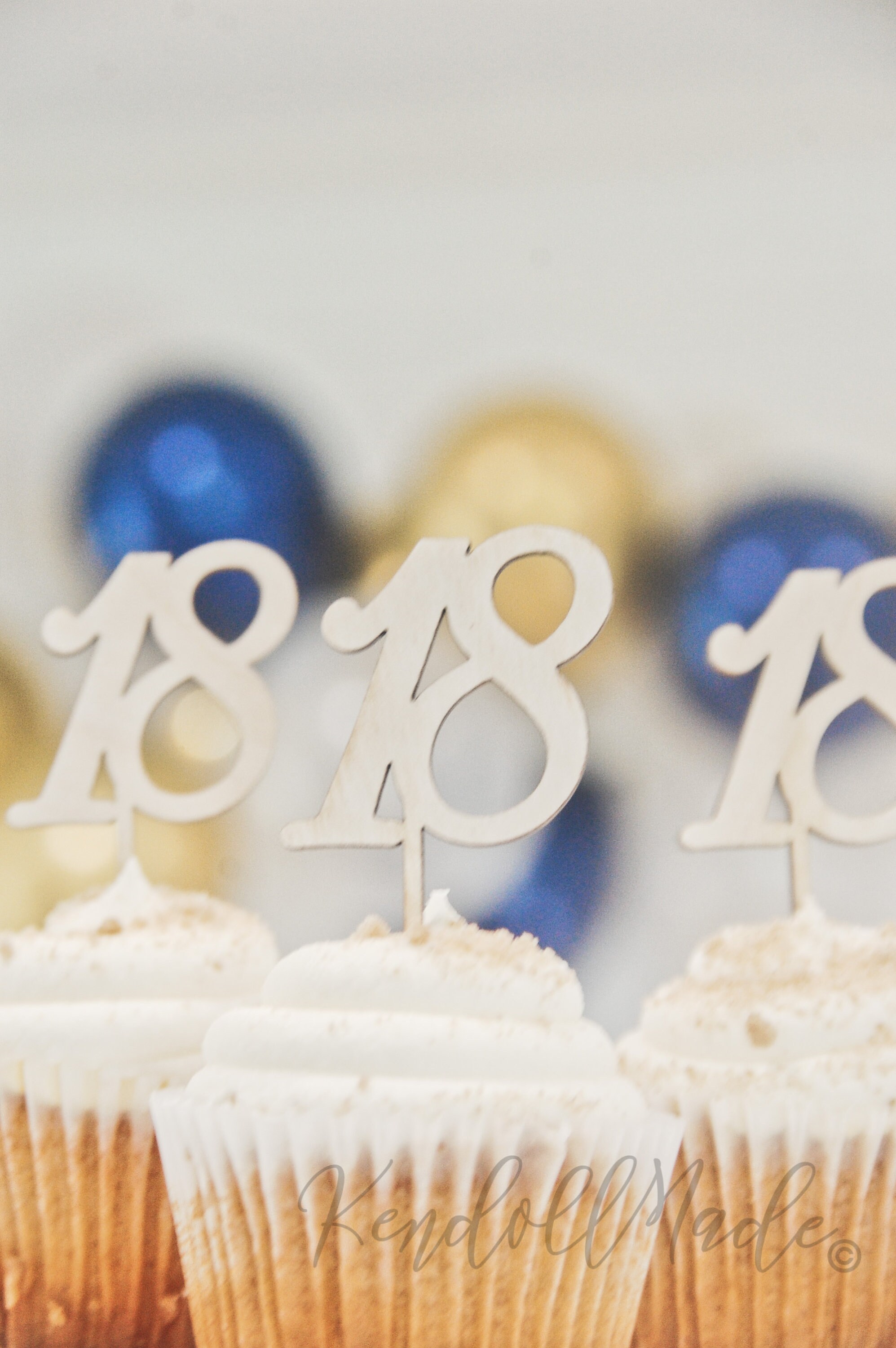 18th Birthday Cupcake Toppers 18th Birthday Decoration Party - Etsy ...