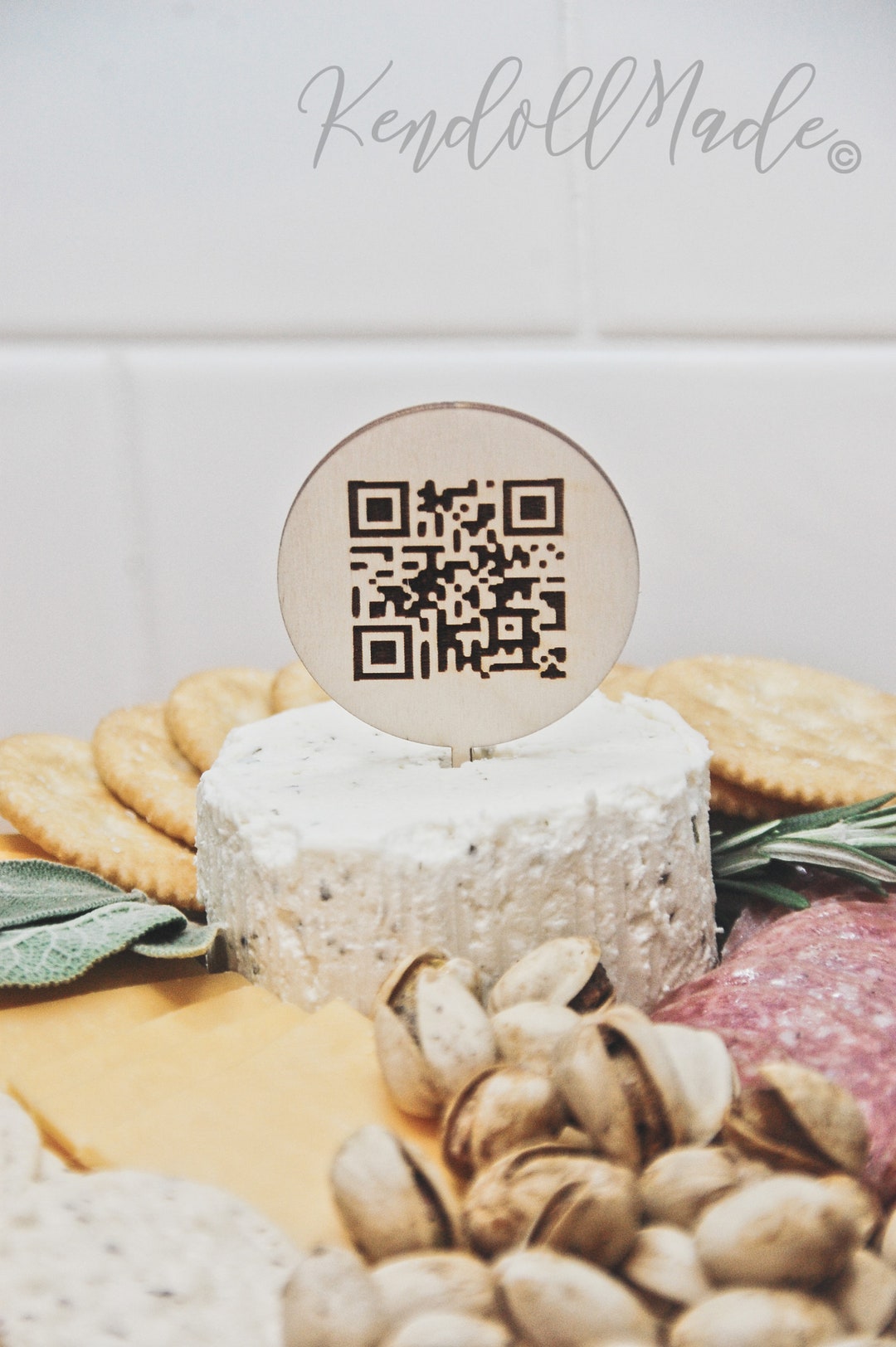 QR Code Charcuterie Board Food Picks, Qr Code Menu Sign, Wedding QR ...