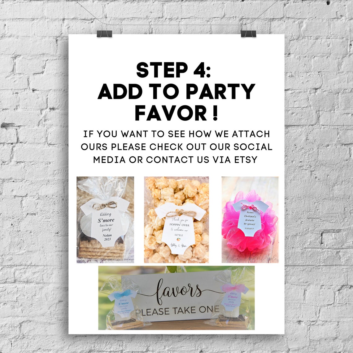 PRINTABLE Baby Shower Tags for Favors, Halloween Baby Favors, Little ...