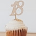 18th Birthday Cupcake Toppers, 18th Birthday Decoration, Party Ideas ...