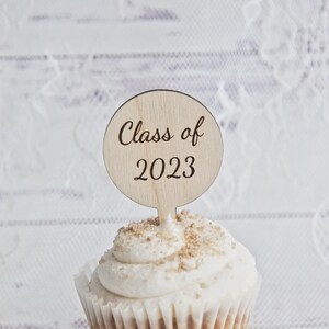Graduation Cupcake Toppers, 2023 Graduation Picks, Highschool Grad ...