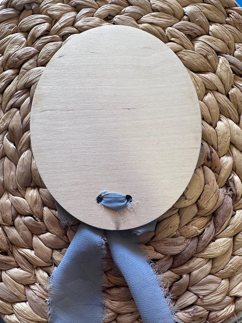 Hello World Wooden Newborn Photo Prop With Blue Bow, Personalized Baby ...