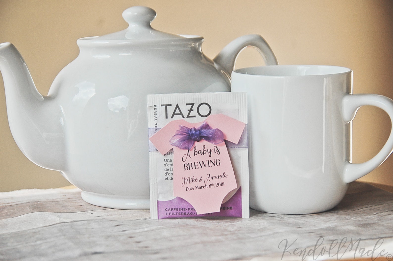 Baby is Brewing Party Favor, Baby Shower Party Favors for Guests Tea or ...