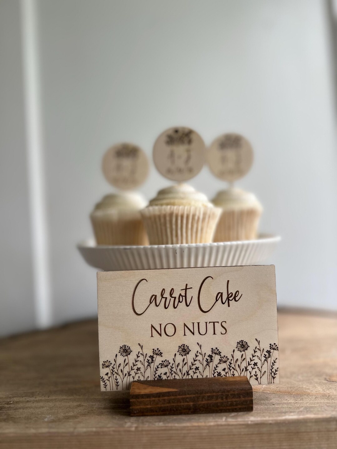 Wedding Cupcake Signs, Bridal Shower Food Signs, Engagement Cookie ...