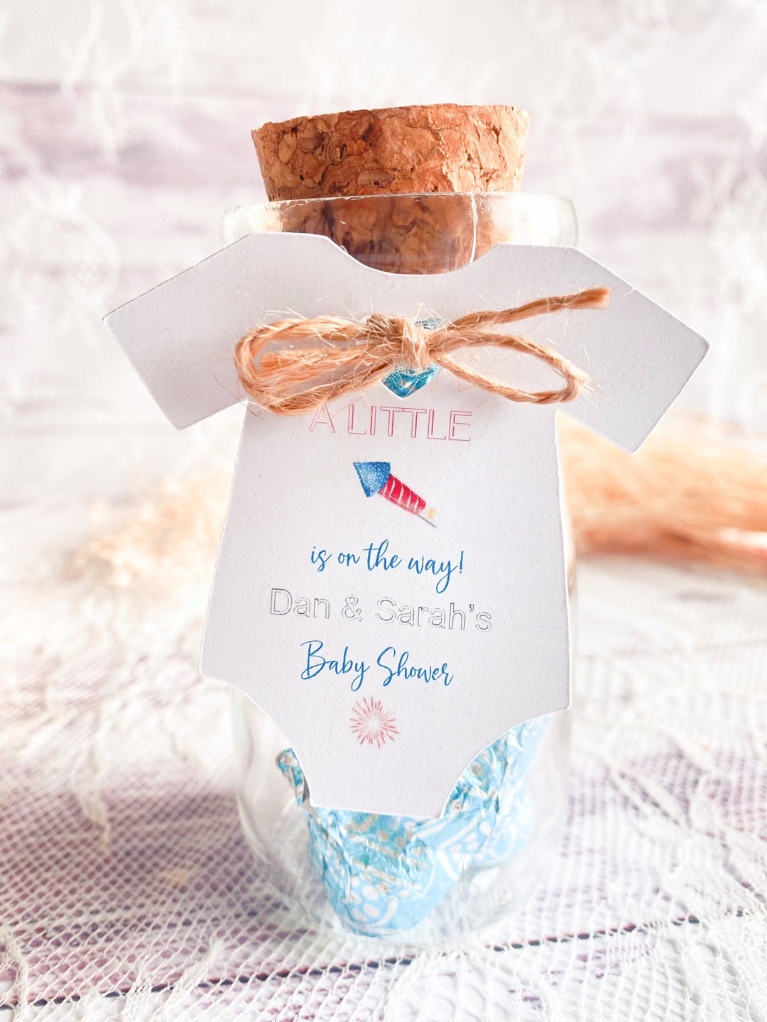 Little Firecracker Baby Shower Party Favors, Patriotic Baby Shower ...