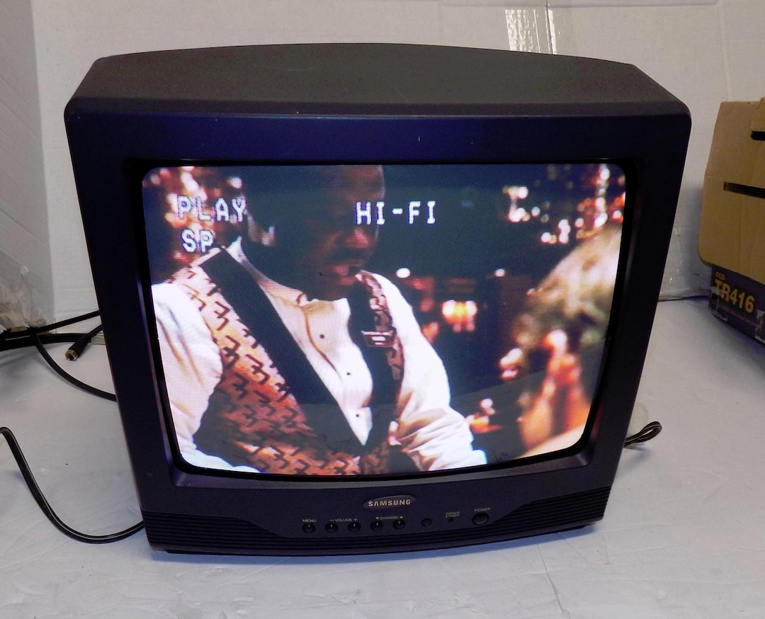 Samsung TTC1350 13" CRT Color TV 13 Inch Color Television Retro Gaming ...