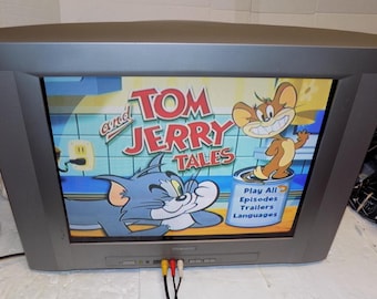 Vintage Wood Grain 20 Inch Samsung TV9865T CRT Color TV for Gaming Tv ...