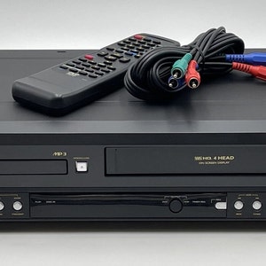 Symphonic SD7S3 DVD VCR Combo Dvd Player Vhs Player With Remote Cables and Hdmi Adapter - Etsy