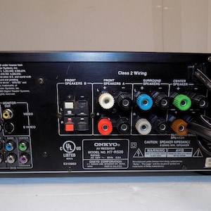 Onkyo HT-R520 6.1 Channel A/V Stereo Receiver Tested Works No Remote - Etsy