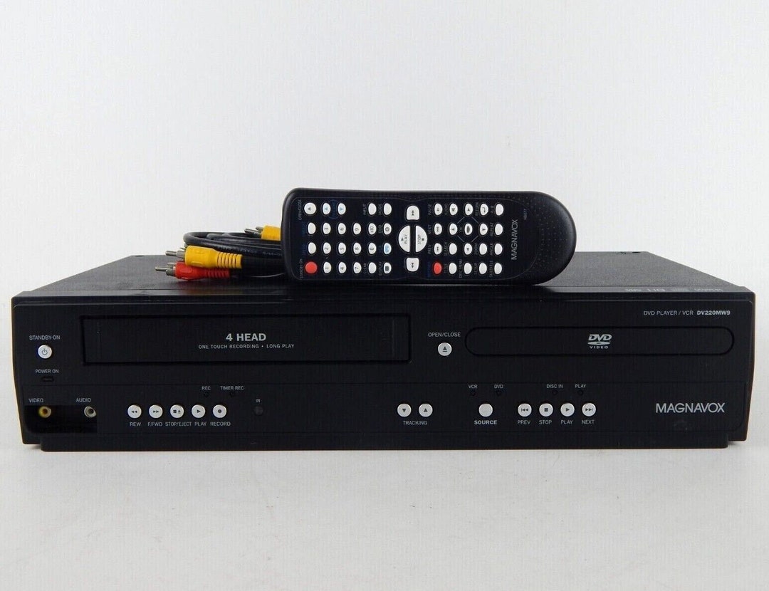 Magnavox DV220MW9 DVD VCR Combo With Remote, A/V Cables and Hdmi ...