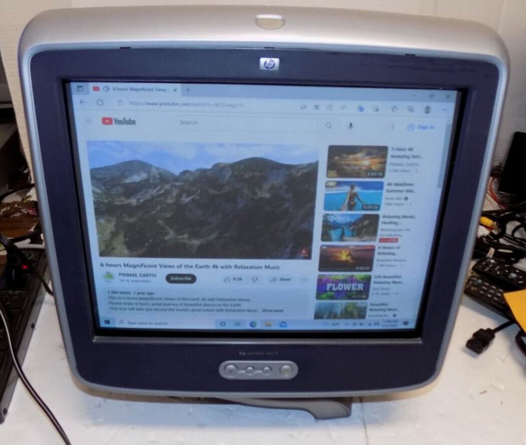 Vintage HP P1499 16 CRT Gaming Monitor Crt VGA Computer Monitor - Etsy