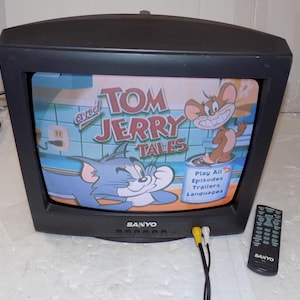Sanyo Ds13330 13 Inch CRT Color TV Television Retro Gaming TV With ...