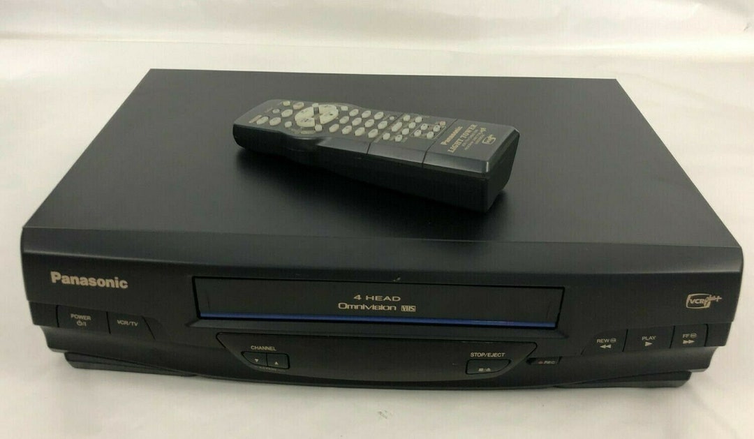 Panasonic Pv-v4000 Mono VHS VCR VHS Player With Remote and Cables - Etsy