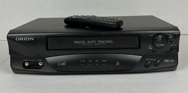 Orion VR0211 Mono VHS VCR Vhs Player With Remote and Cables - Etsy