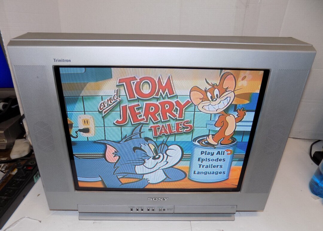 Sony Trinitron KV-20FS100 Flat Tube CRT Retro Gaming TV With Remote - Etsy